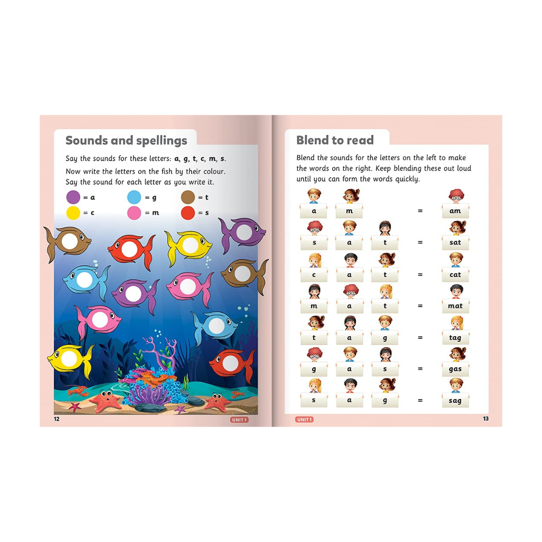 Phonics Activity Book Twin Pack ( Age 4 & 5) – Littlethink kits