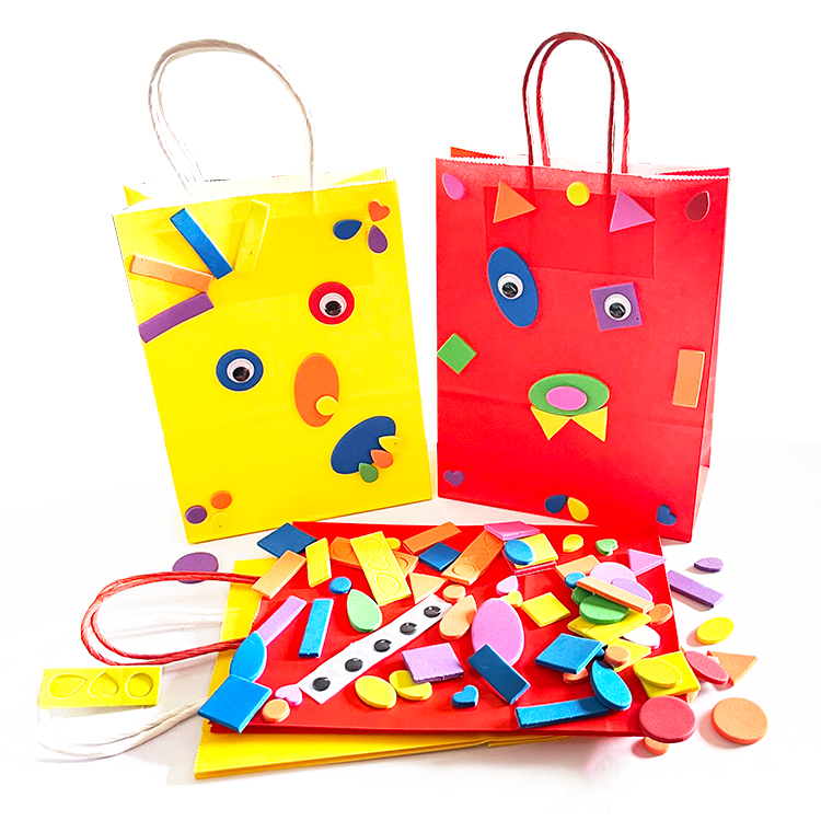 Make Your Own Crazy Face Bags Kit ( Makes 2 Bags ) – Littlethink kits